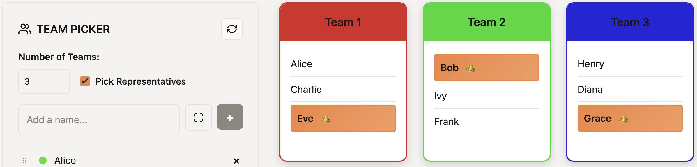 Team Picker 2025 - Free Online Team Splitter Tool | PickerKit